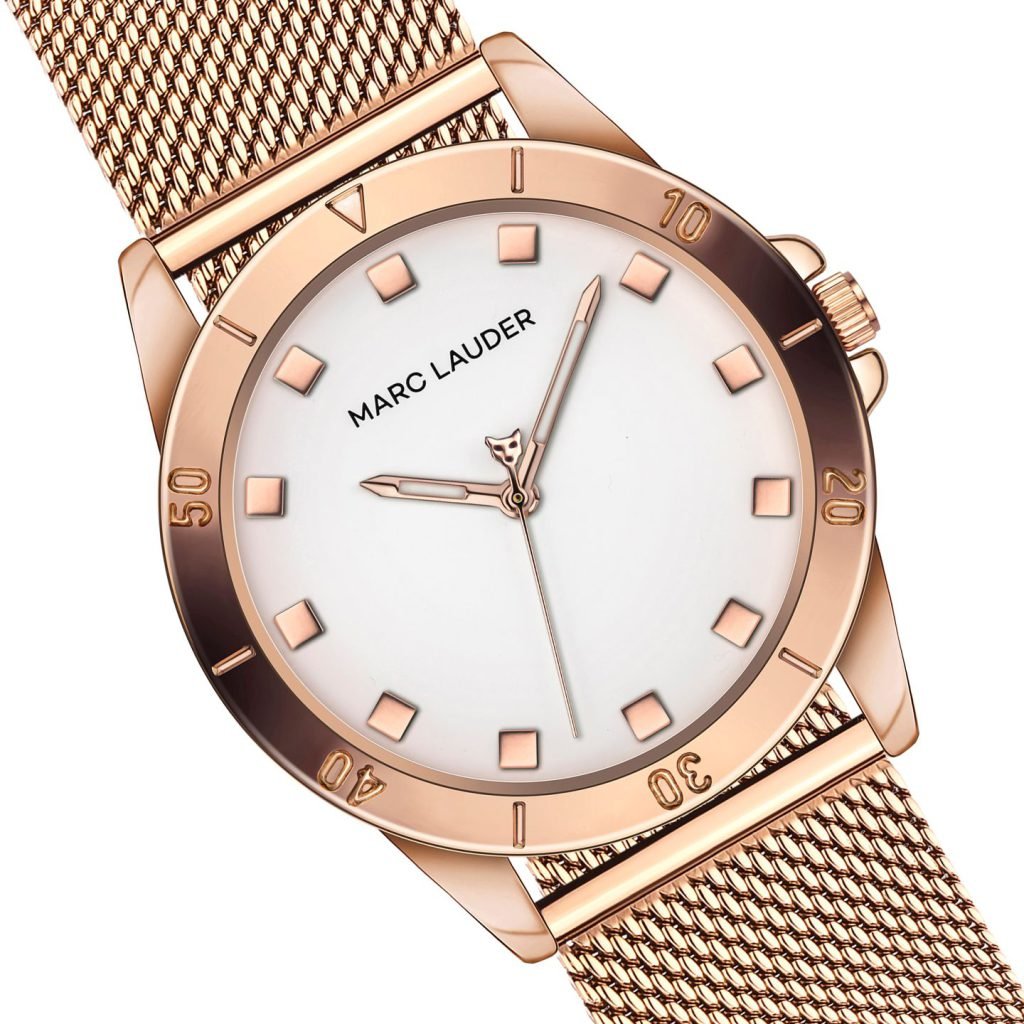 Verona Rose Gold Mesh by Marc Lauder Watches